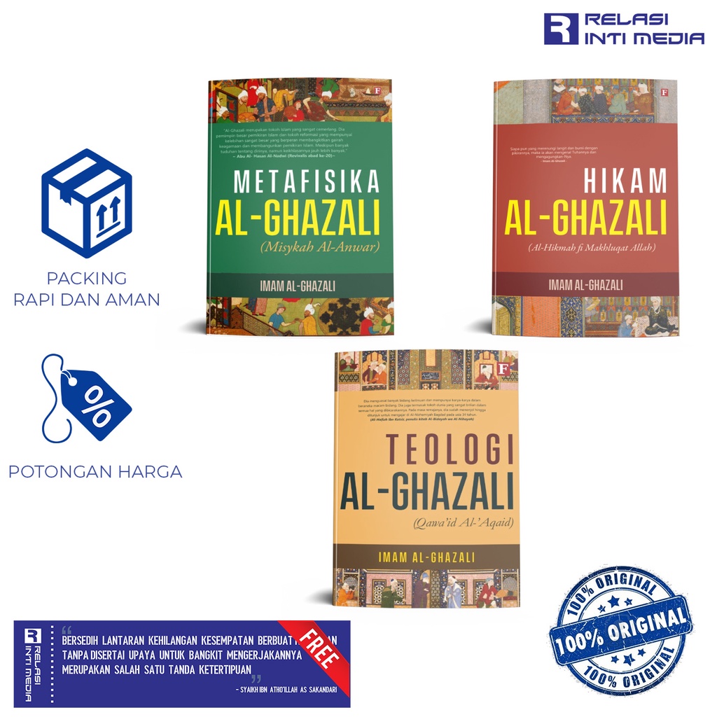 Jual Buku Paket Seri Al-Ghazali - Imam Al-Ghazali | Shopee Indonesia