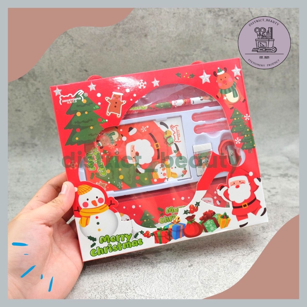 Jual PAKET NATAL 6 IN 1 BERTALI SET ALAT TULIS CHRISTMAS EDITION ...