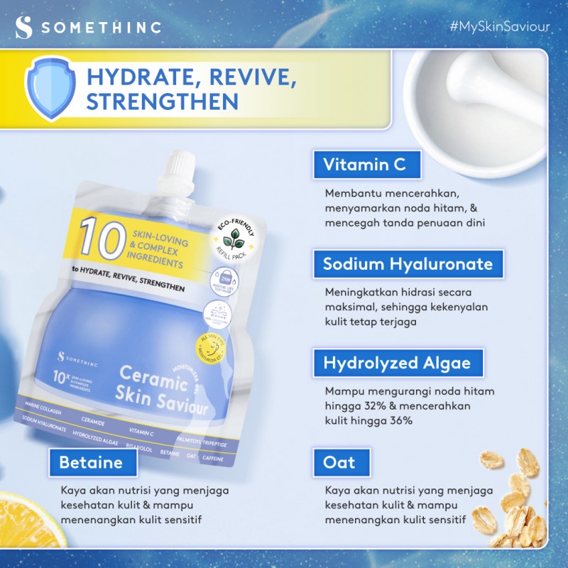 Jual Somethinc (REFILL) Ceramic Skin Saviour 50ml | Shopee Indonesia