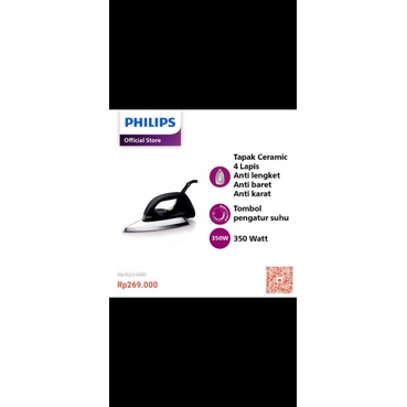 Jual setrika philip hitam | Shopee Indonesia