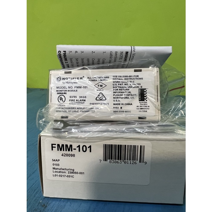 Jual Mini Monitor Module Notifier Fmm-101 Fmm101 Notifier Original ...