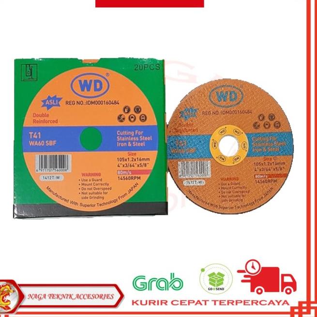 Jual BATU GURINDA POTONG WD/BATU POTONG WD/ BATU POTONG BESI 4x1.2 isi ...