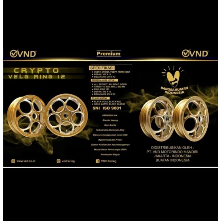 Jual Pelak pelek velek veleg velg vnd vespa sprint primavera s lx ring ...