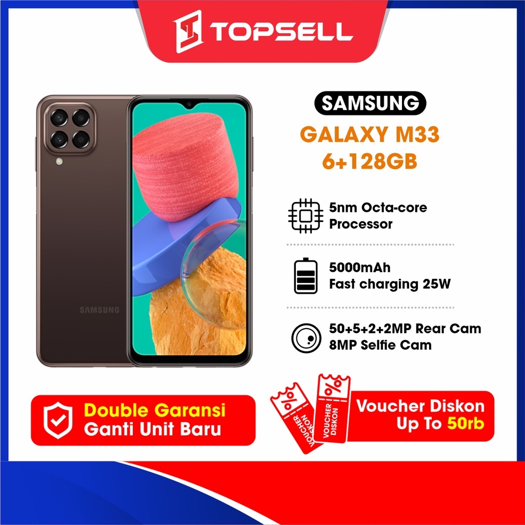 Jual Samsung Galaxy M33 5G 6/128GB Garansi Resmi 12 Bulan | Shopee Indonesia