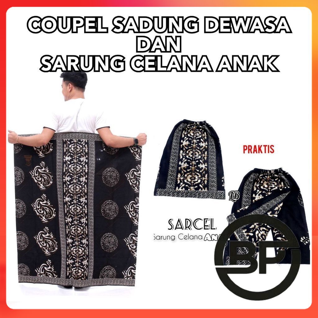 Jual COUPLE SARUNG BATIK DEWASA DAN SARUNG CELANA BATIK ANAK LAKI LAKI ...