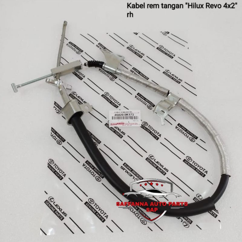 Jual KABEL REM TANGAN HAND BRAKE TOYOTA HILUX REVO SC KANAN 4X2 OEM ...