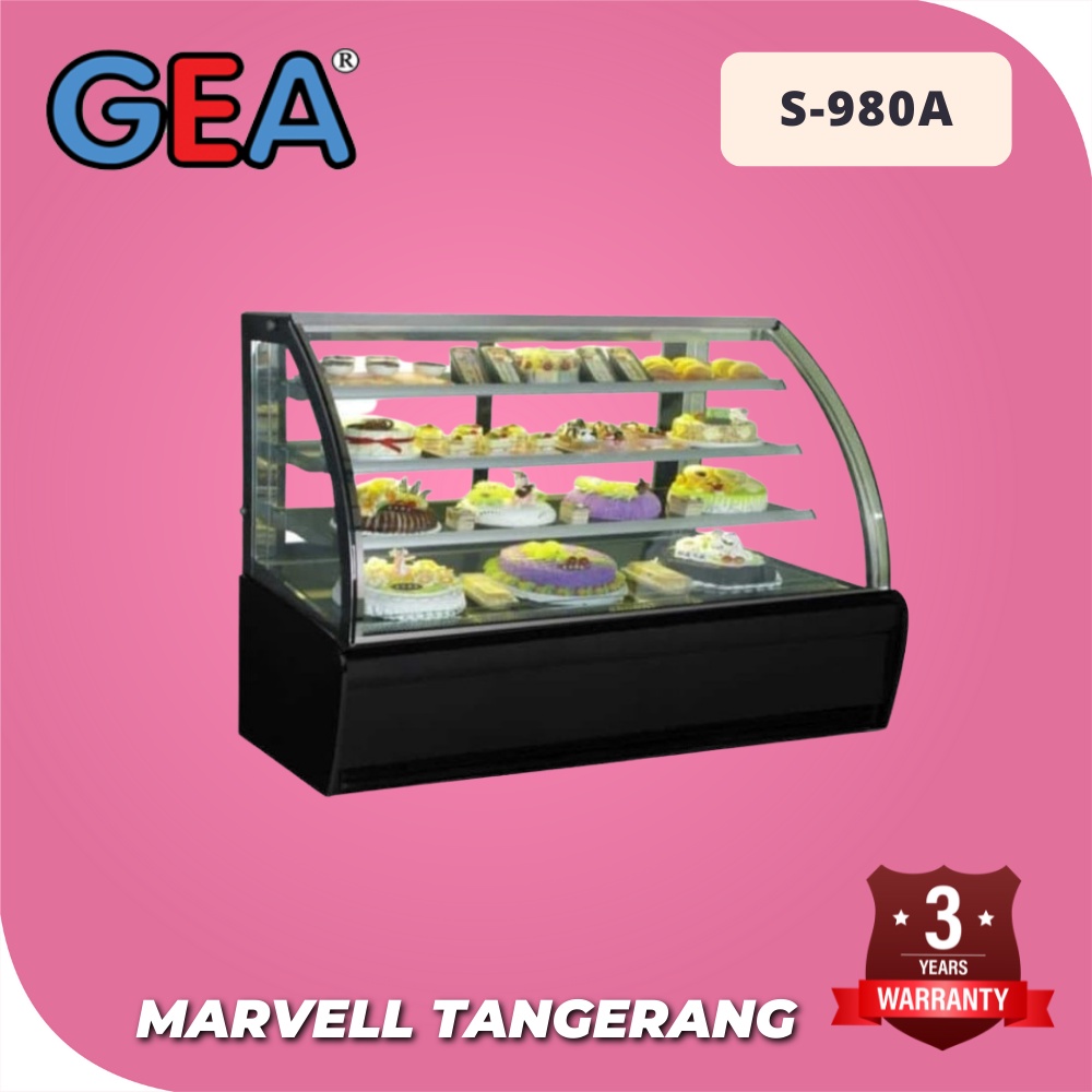 Jual SHOWCASE CAKE COOLER GEA S-980A ETALASE DISPLAY CHILLER PEMAJANG ...