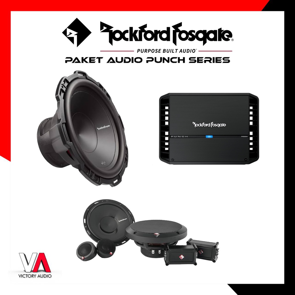 Jual Paket Audio Mobil Full Set Sound System ROCKFORD FOSGATE PUNCH ...