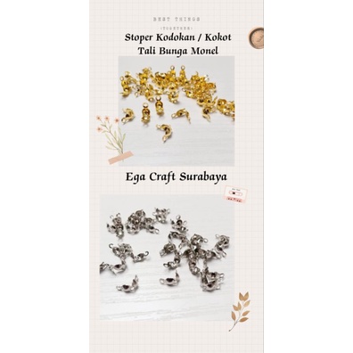 Jual Stoper Kodokan / Kokot Tali Bunga Monel isi -/+ 500pcs | Shopee ...