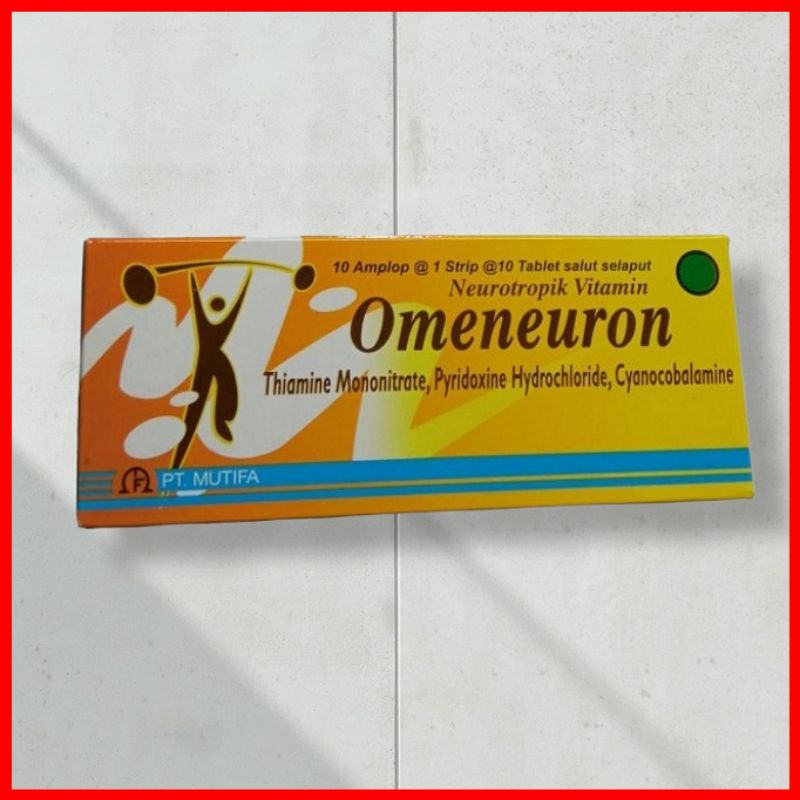 Jual OMENEURON VITAMIN NEUROTROPIK (jual per strip @10 tablet) | Shopee ...