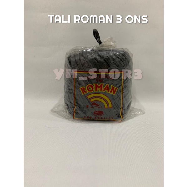 Jual TALI RAFIA / RAPIA / PLASTIK HITAM 3 ONS ROMAN | Shopee Indonesia