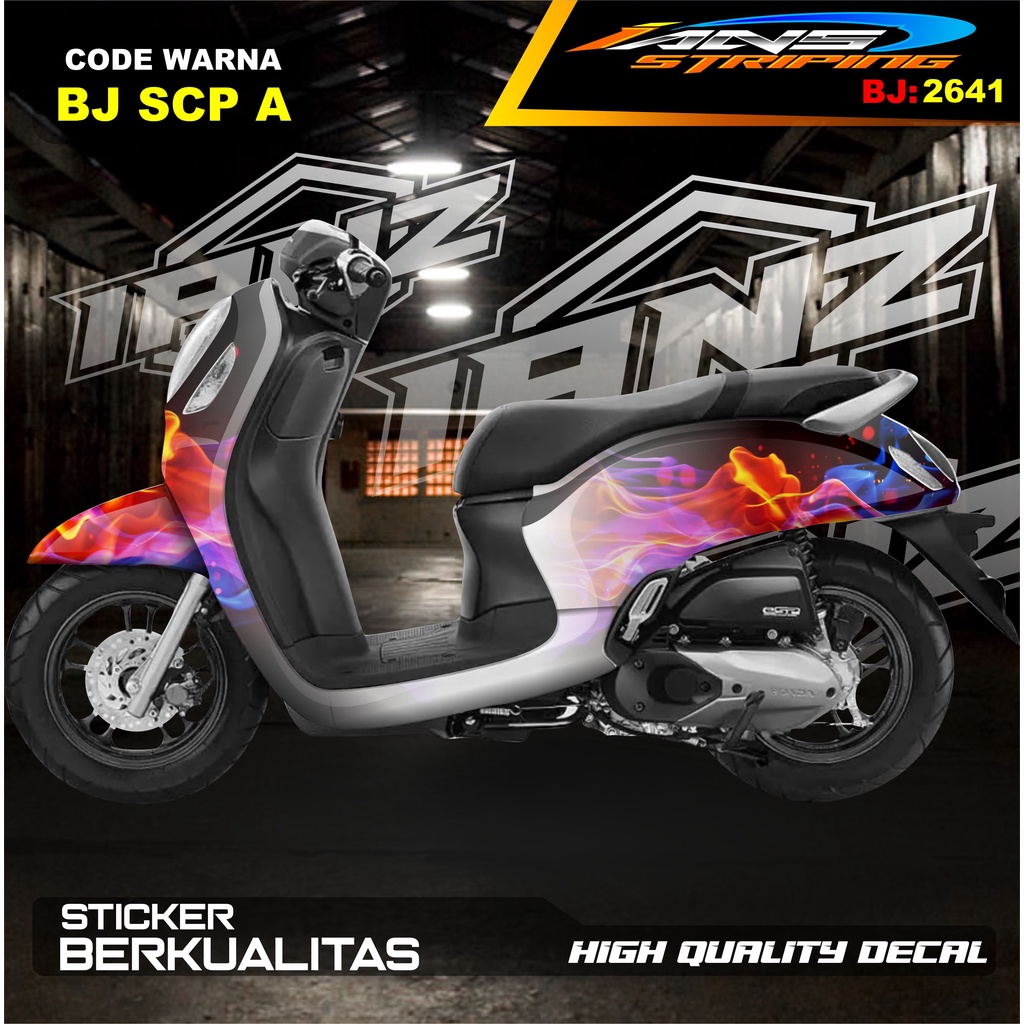 Jual DECAL STICKER HONDA SCOOPY FULL BODY NEW DESAIN LIMITED EDITION ...
