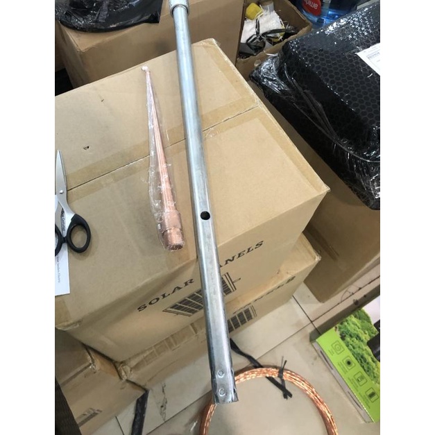 Jual set penangkal petir tombak splitzen dan tiang penangkal petir ...