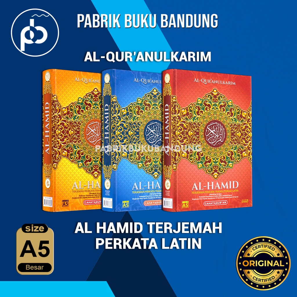 Jual Al Qur an Terjemah PerKata Latin Al Hamid A5|Quran Terjemahan AlHamid|633Hal 14,8x21Cm ...