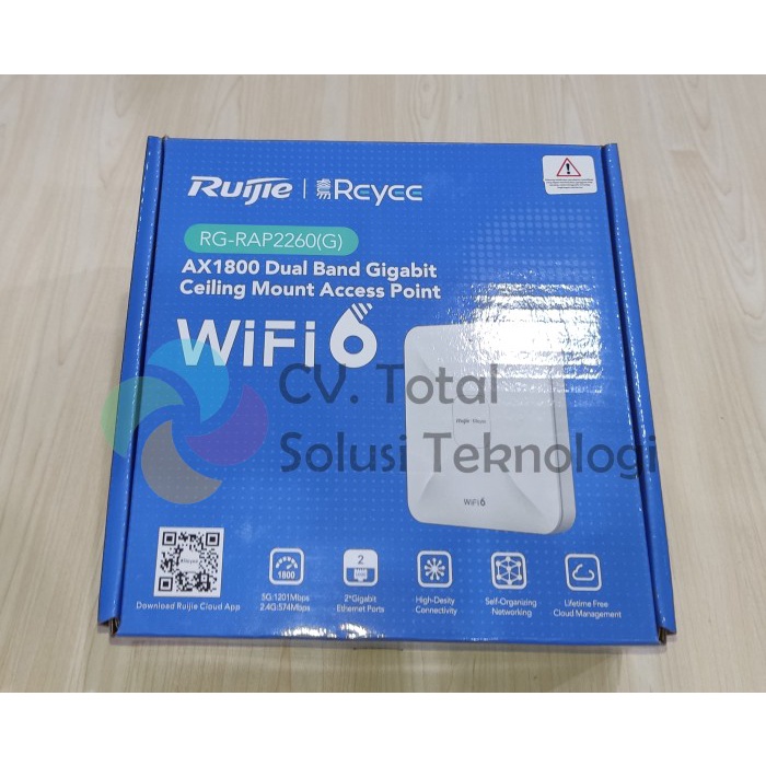 Jual Ruijie-REYEE - RG-RAP2260(G) Wi-Fi 6 1775Mbps Ceiling Access Point ...