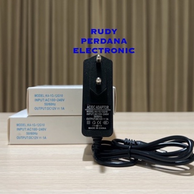 Jual ADAPTOR 12V 1A 12 VOLT 1 AMPERE MURNI | Shopee Indonesia
