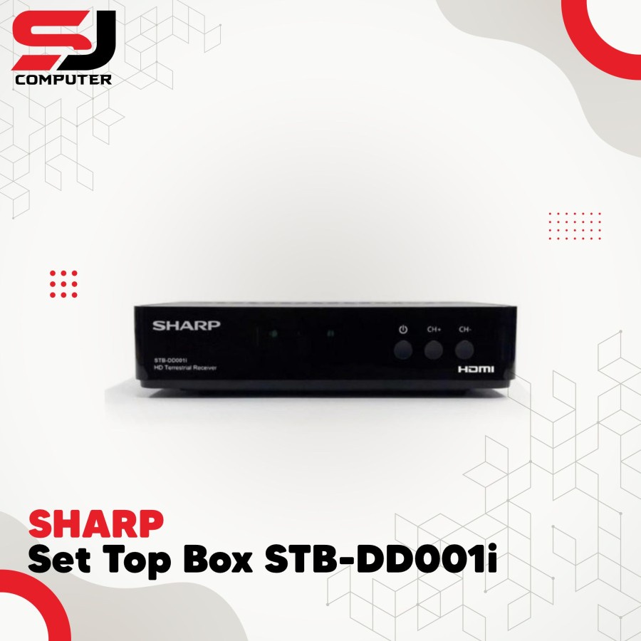 Jual Sharp Set Top Box STB-DD001i Digital TV Receiver STB DVB-T2 ...