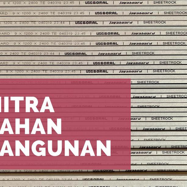 Jual Gypsum Sheetrock jayaboard 9mm x 1200 x 2400 mm - Gypsum Jaya 9mm ...