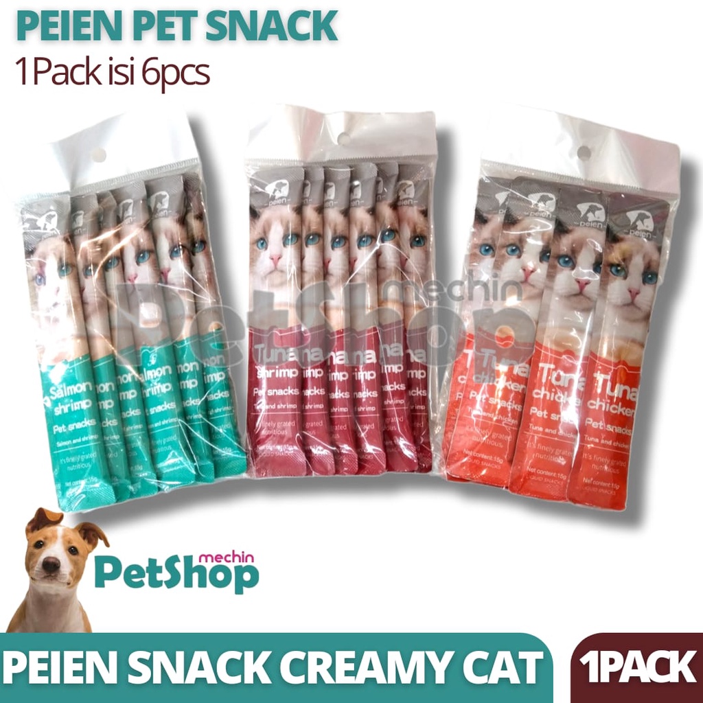 Jual PEIEN SNACK CREAMY KUCING ( 1PACK ISI 6PCS ) | Shopee Indonesia