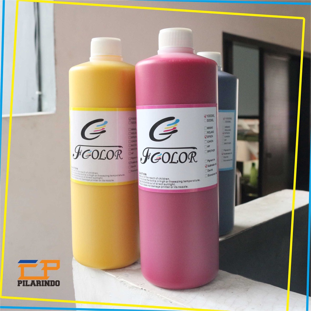 Jual Tinta sublime / dye ink Epson Grade A 1 Liter | Shopee Indonesia