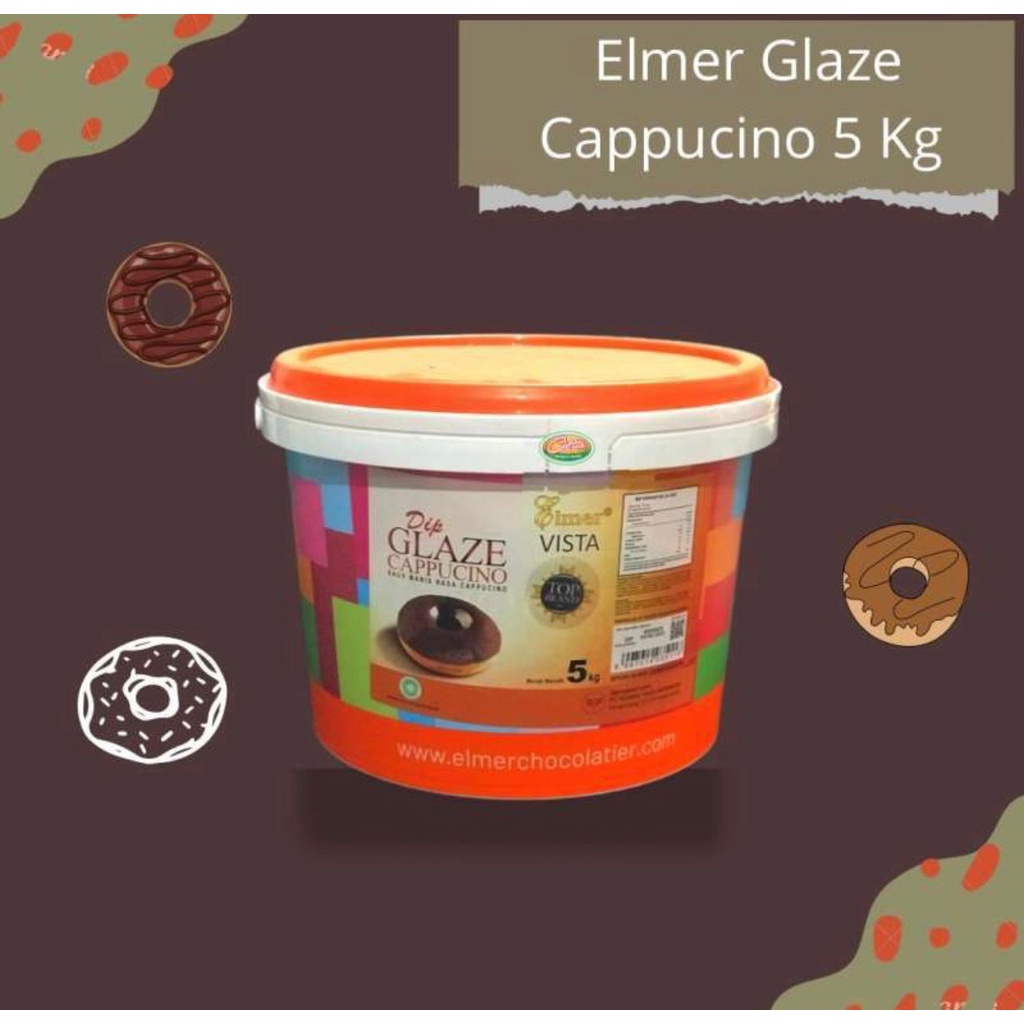 Jual Elmer Dip Glaze 5kg SEMUA RASA LENGKAP / Dip Glaze Coklat Tiramisu ...