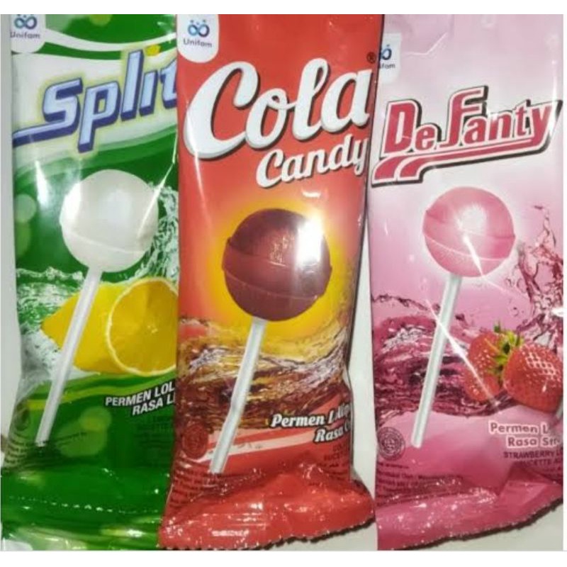 Jual Permen Lolli COLA SPLIT DEFANTY Permen Lolipop Permen Loli Renceng ...