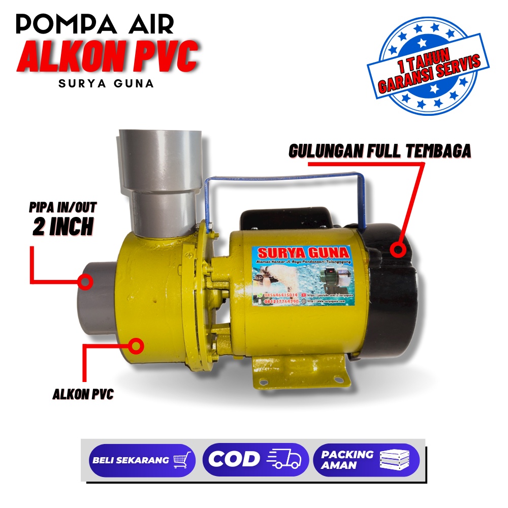Jual Jual Pompa air pvc alkon bahan pvc pompa air modifikasi untuk ...