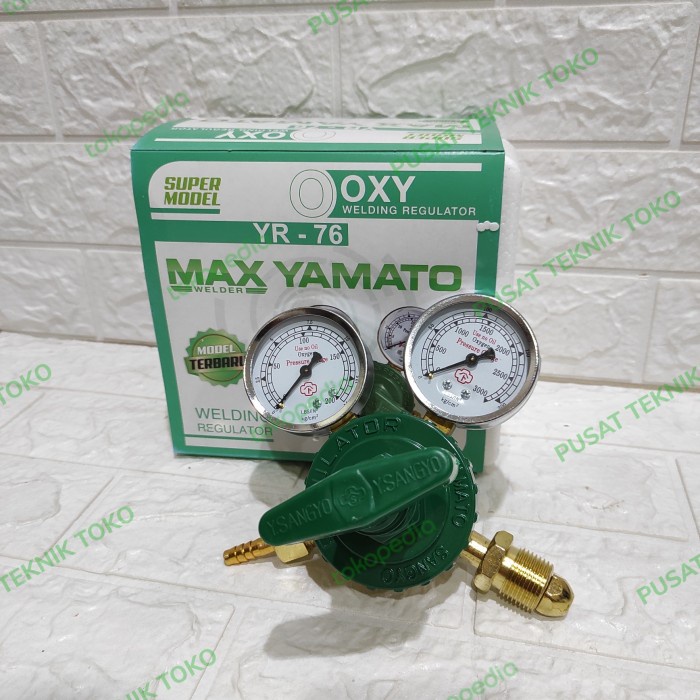Jual Regulator Oksigen Regulator Oxygen Max Yamato Regulator Tabung Oxygen | Shopee Indonesia