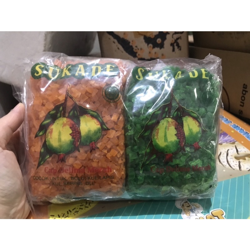 Jual sukade cap delima 1kg isi (merah, jingga, kuning, hijau) | Shopee ...