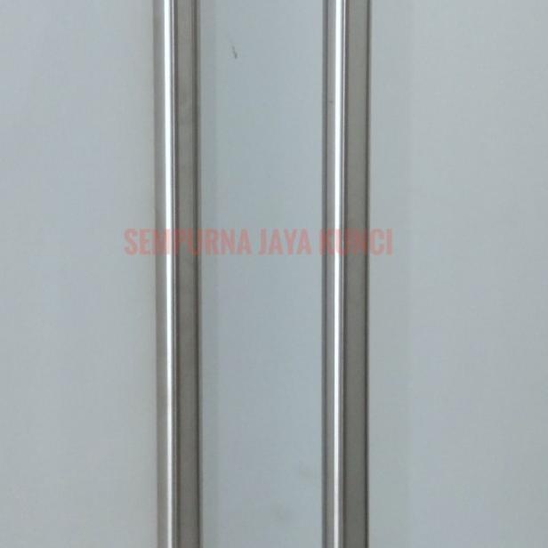 Jual Handle Pintu Stainless Steel Pull Handle H Pipa Bulat AS 60 X 80 ...