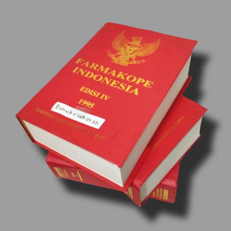 Jual BUKU FARMAKOPE INDONESIA ( FI 4 ) EDISI 4 ( IV ) , 1995 TERBARU ...