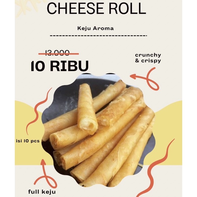 Jual CHEESE ROLL KEJU AROMA MURAH ENAK MANIS | Shopee Indonesia