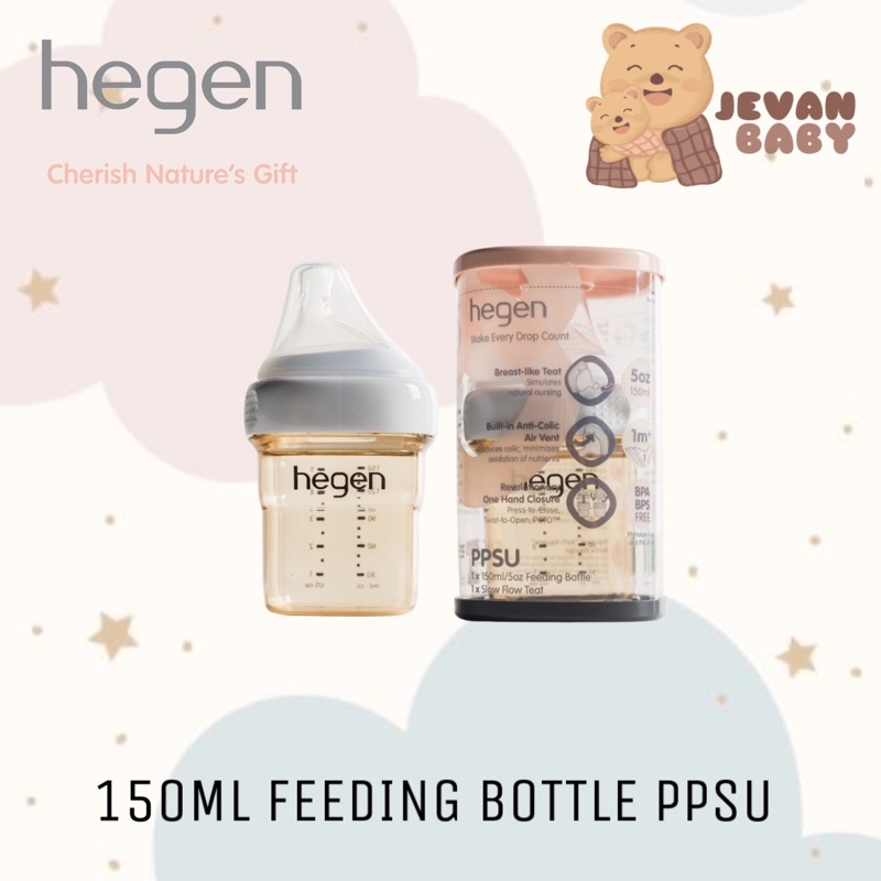 Jual Hegen PCTO™ 150ml/5oz Feeding Bottle PPSU | Botol Susu Anak | Shopee Indonesia