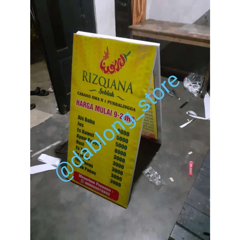 Jual standing banner / x-banner / y-banner - banner - spanduk | Shopee ...