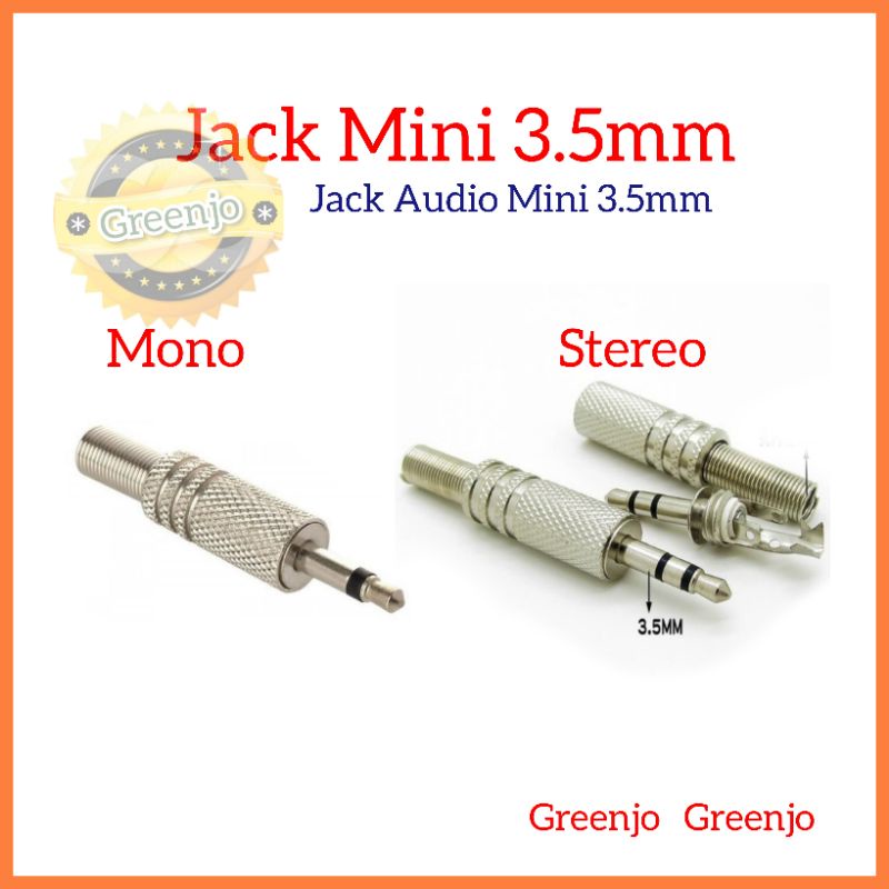 Jual Jack Mini MONO / STEREO 3.5mm Jack Audio Mini Stereo 3.5 mm ...