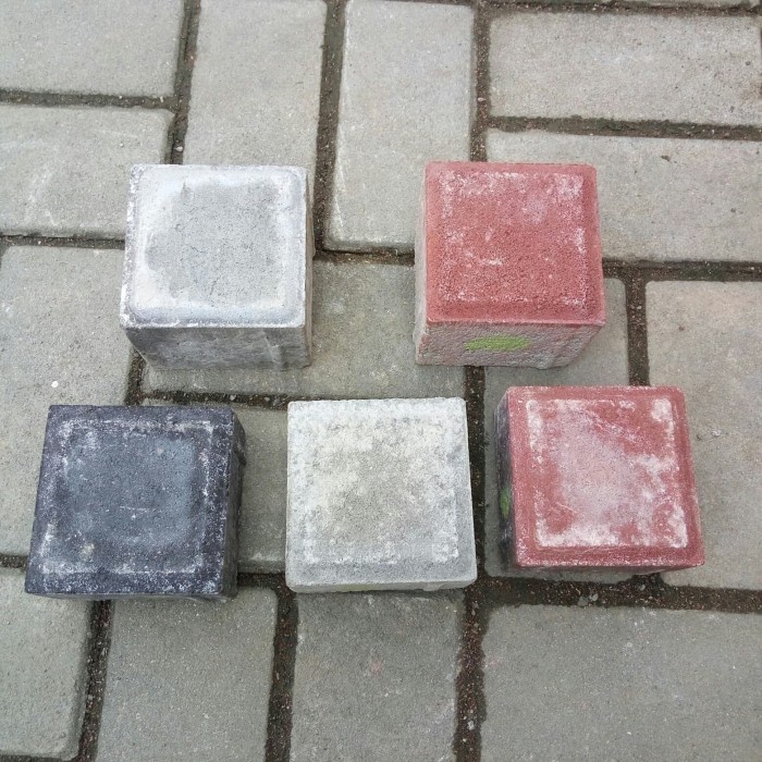 Jual PAVING BLOCK CONBLOCK KOTAK KUBUS ABU-ABU | Shopee Indonesia