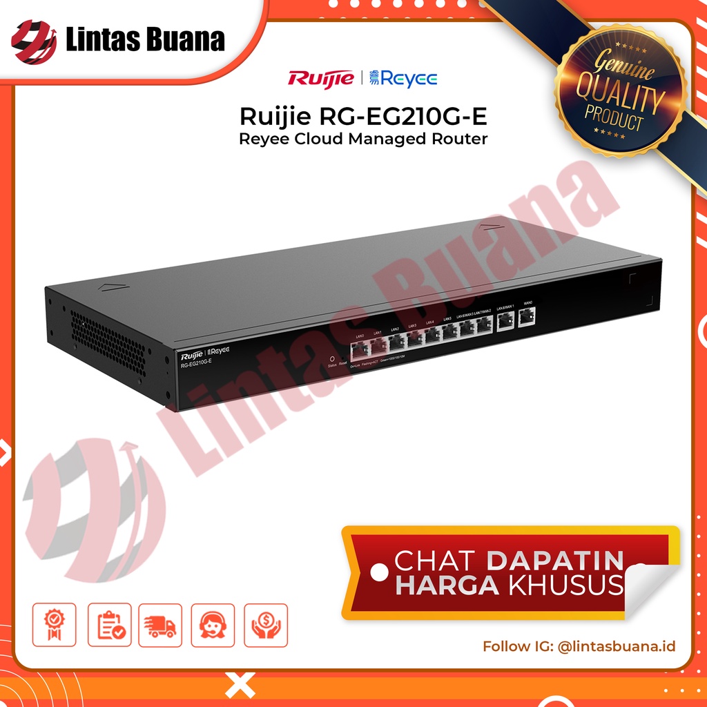 Jual Ruijie Reyee RG-EG210G-E Reyee Cloud Managed Router | Shopee Indonesia