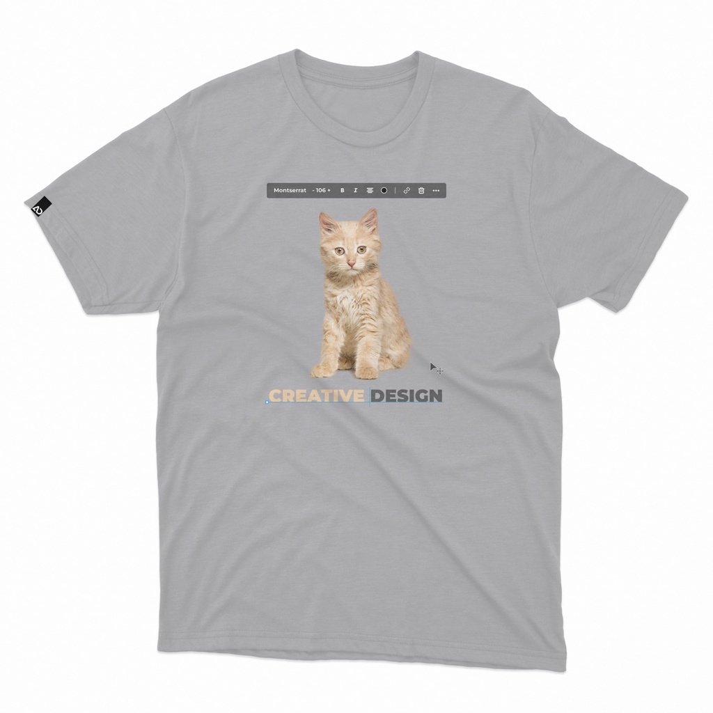 Jual Andreas Design - T-Shirt Cat Creativity Design Ps (Unisex ...