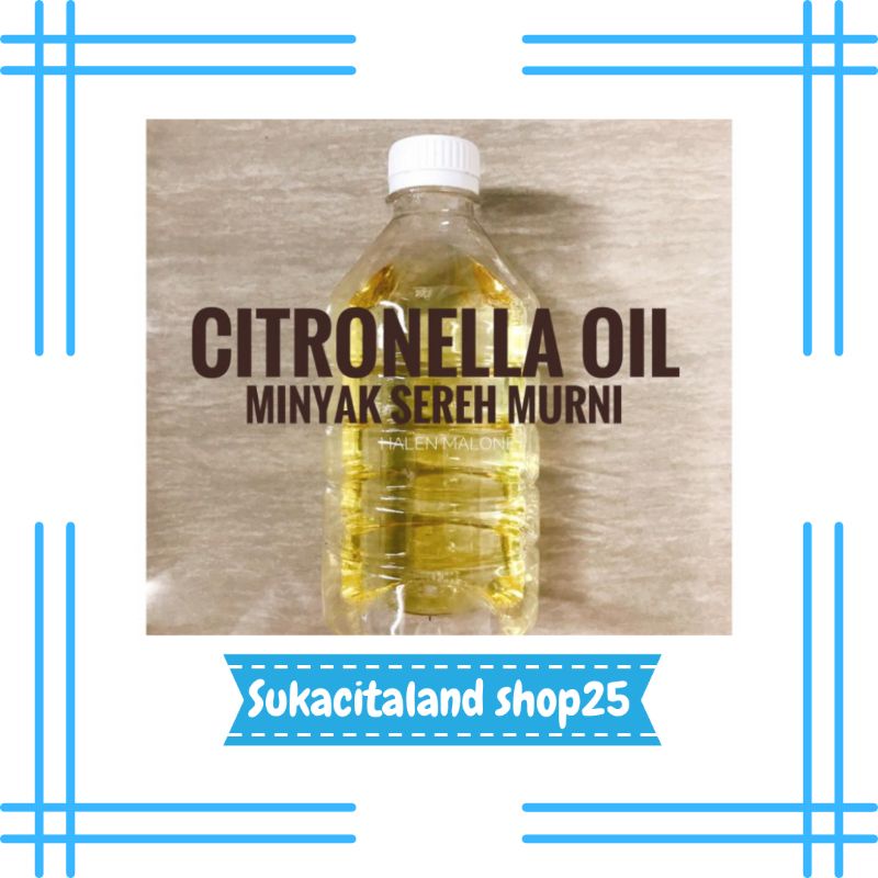 Jual minyak sereh murni 100 ml | essential oil | aromaterapi | refleksi ...