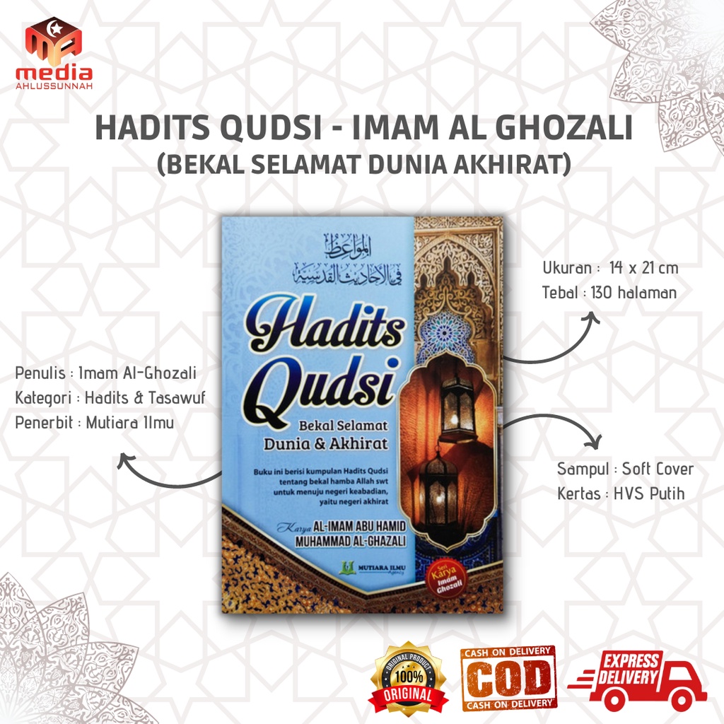 Jual BUKU HADITS QUDSI (Bekal Selamat Dunia & Akhirat) TERJEMAH Mawaidz Fil Haditsil Qudsiyah ...