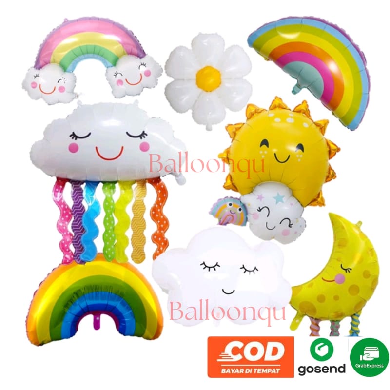 Jual BALON AWAN DAISY FLOWER JUMBO / BALON FOIL BUNGA | Shopee Indonesia