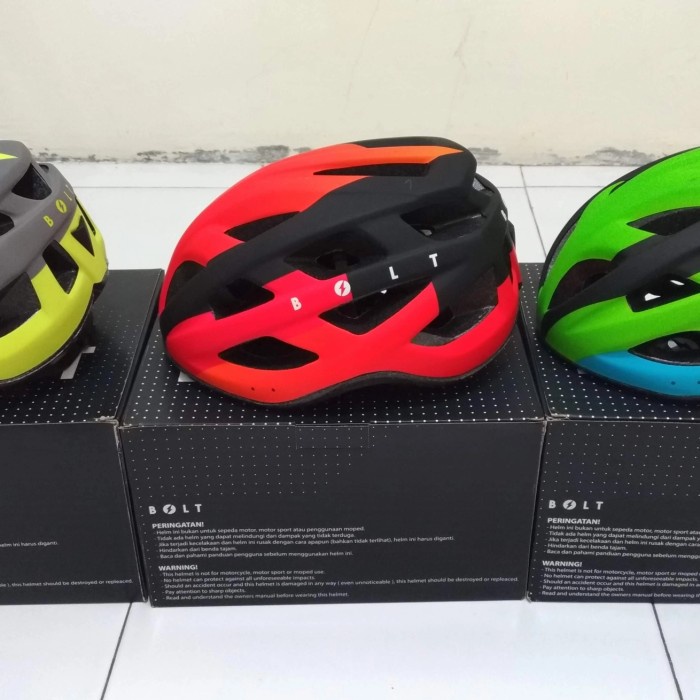 Jual helm sepeda polygon bolt MTB roadbike sepeda lipat | Shopee Indonesia