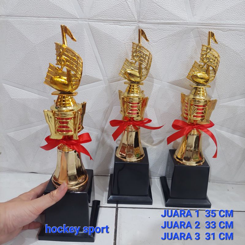 Jual Trophy Piala Musik Trophy Custom Musik NOT NADA 1 SET 123 ( Pagoda ...