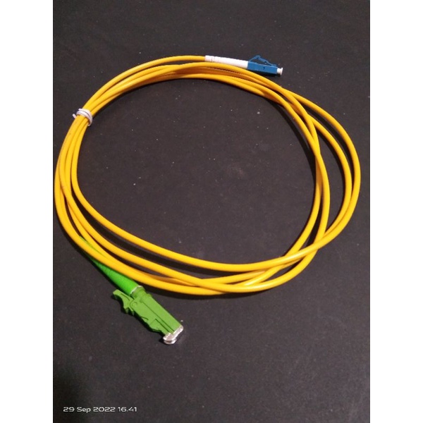 Jual Patchcord E2000 APC to LC UPC Singlemode 9/125um 2mm Duplex 5 Metr Pabrikasi | Shopee Indonesia