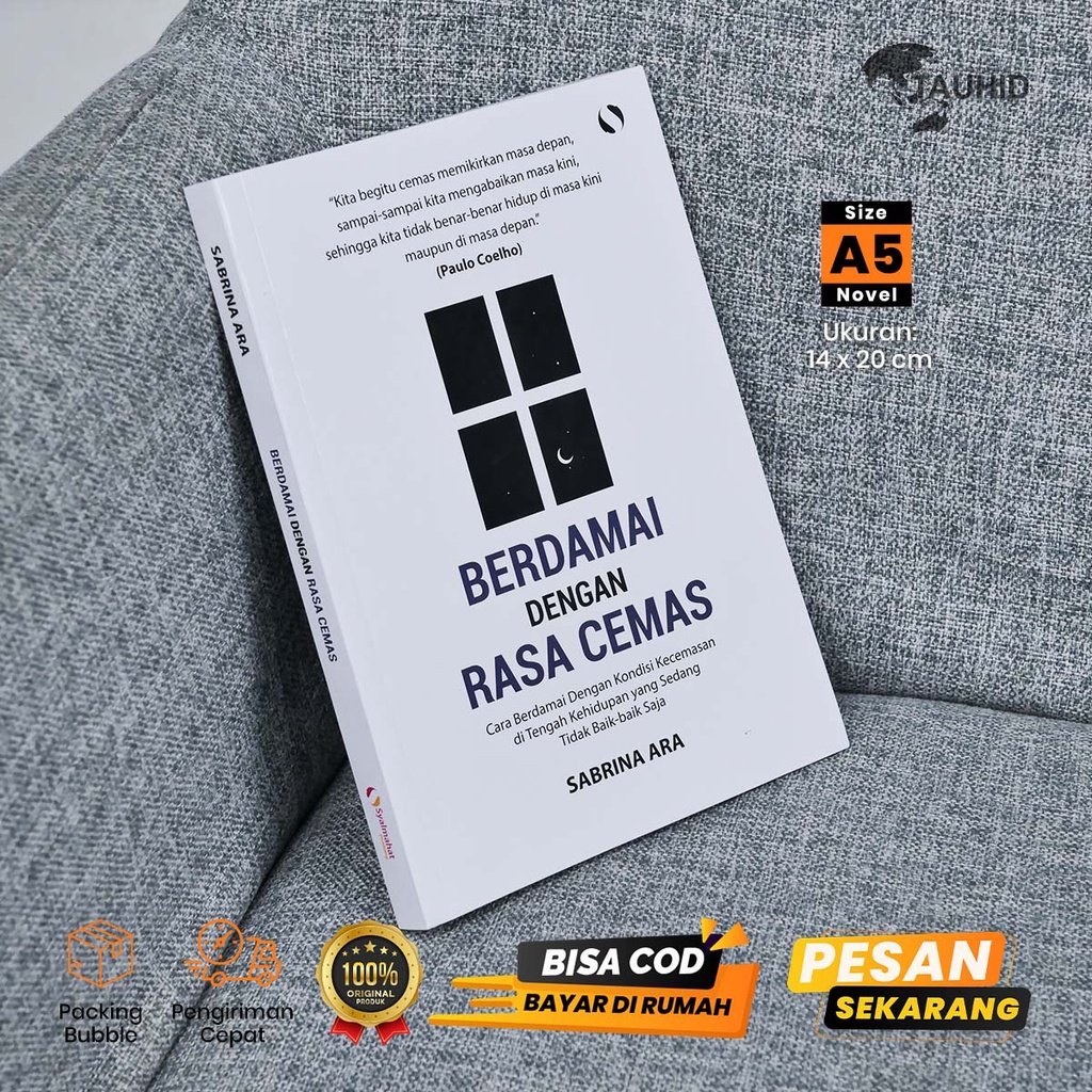 Jual Buku Berdamai Dengan Rasa Cemas Buku Motivasi Buku Psikologi Buku Self Improvement Soft ...