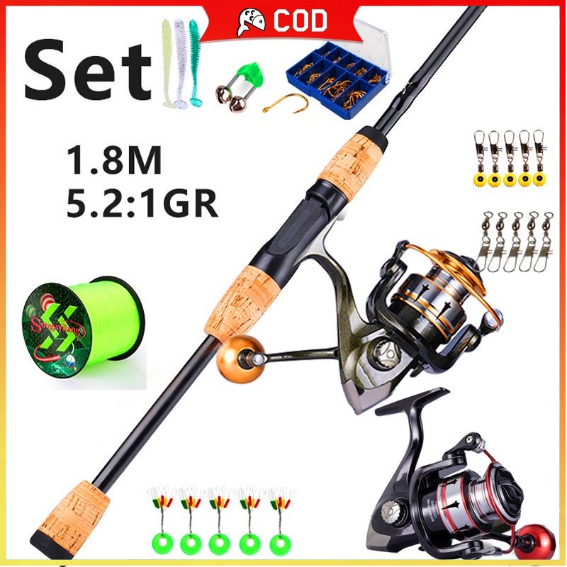 Jual Sougayilang Set Pancing Joran Pancing set alat pancing lengka ...