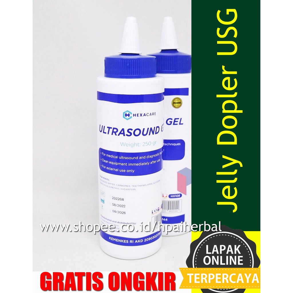 Jual Jelly Dopler USG Ultrasound Gel 250ml / Dopler Jelly 250 ml ...