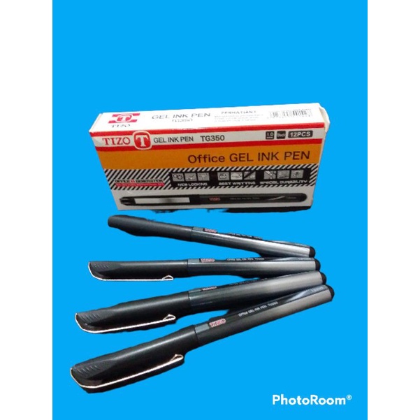Jual PEN GEL TIZO HITAM | Shopee Indonesia