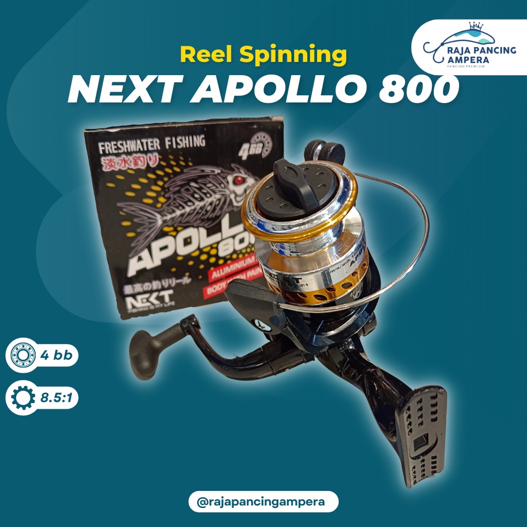 Jual Reel Spinning Next Apollo 800 | Kerekan Murah Spool Besi | Shopee ...