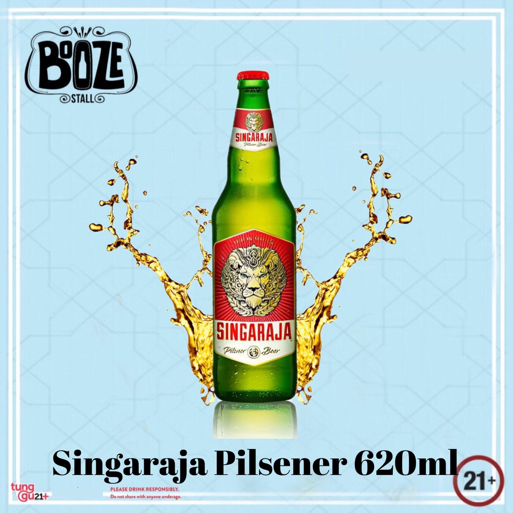 Jual Bir Singaraja Pilsener 620ml | Shopee Indonesia